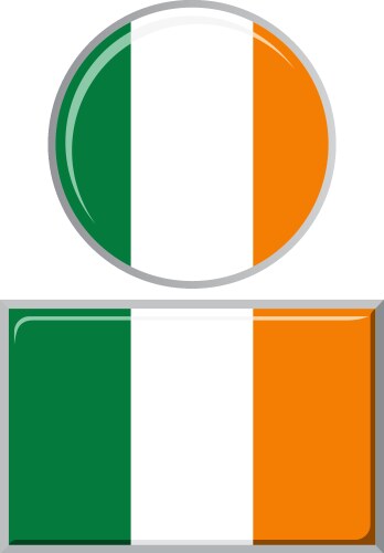 Ireland Flag Round Vector Images (over 780)