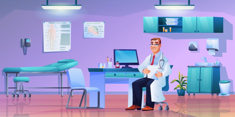 Cartoon Doctor Office Vector Images (over 8,700)