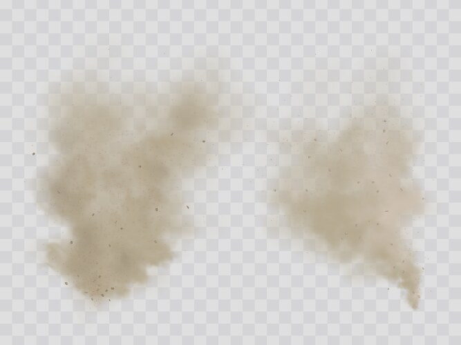 Explosion smoke blast realistic 3d Royalty Free Vector Image