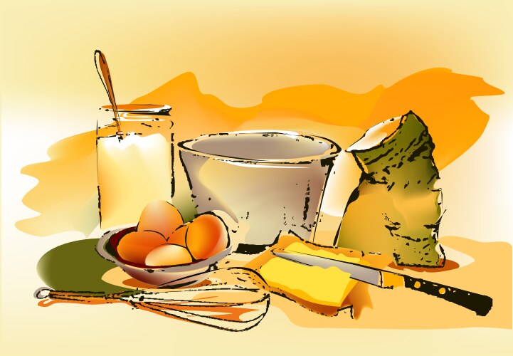 Baking Drawing Vector Images (over 33,000)