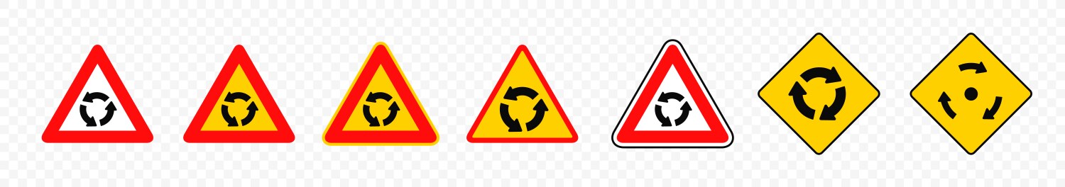 Roundabout Arrow Sign Vector Images (over 1,100)
