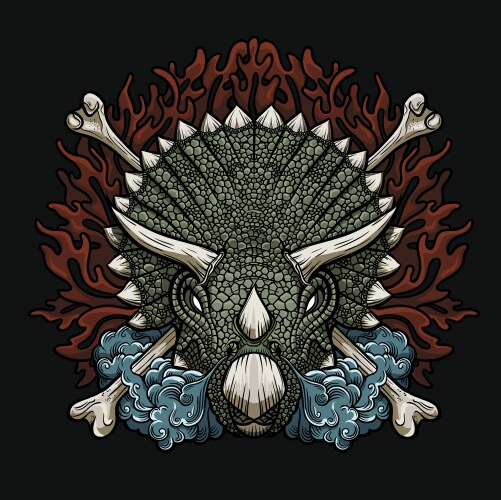 Triceratops Vector Images (over 10,000)