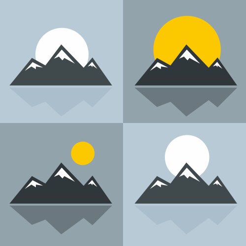 Mountain Sun Vector Images (over 63,000)