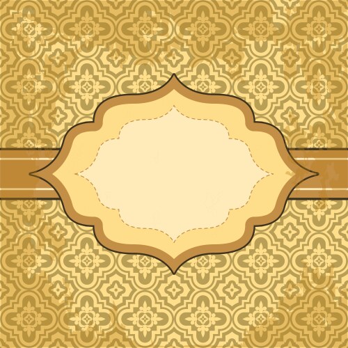Vintage pattern and frame for design Royalty Free Vector