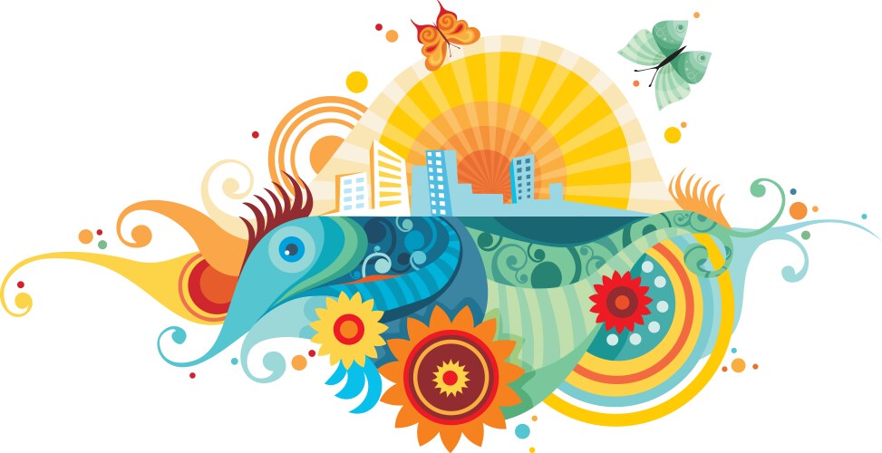 Colorful abstract Royalty Free Vector Image - VectorStock