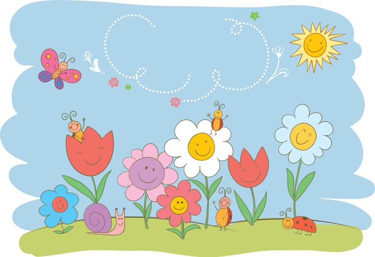 Spring Kids Vector Images (over 57,000)