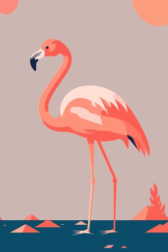 Flamingo Cartoon Vector Images (over 10,000)