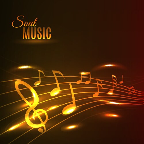 Music background with notes and text space Vector Image