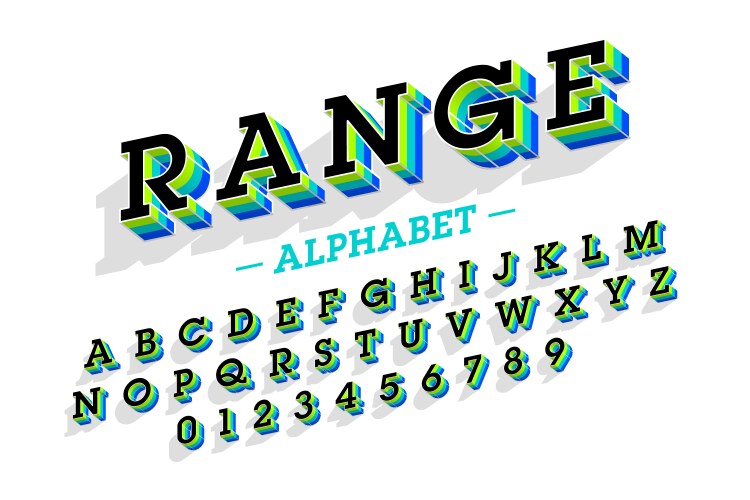 Censored style font design alphabet letters Vector Image