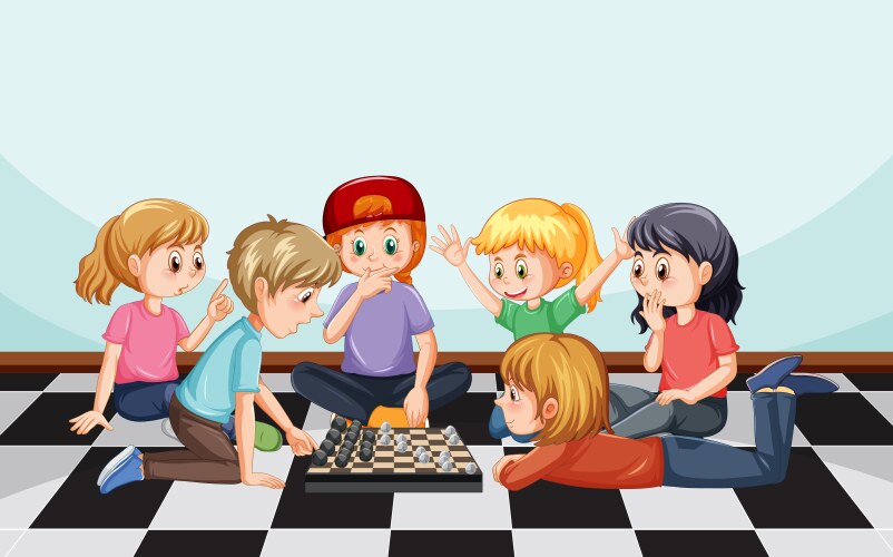 Children Playing Clipart Black and White Vector Images (over 2,500)