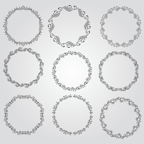 Circle border Royalty Free Vector Image - VectorStock