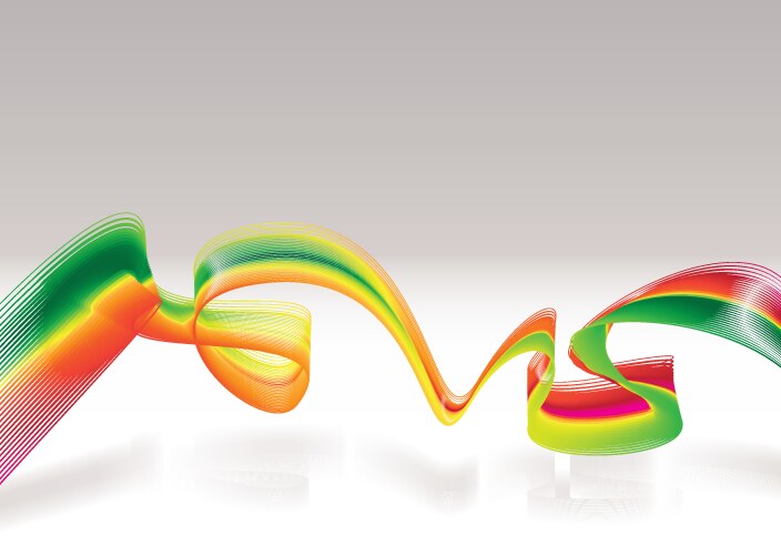 Modern ribbon chevron Royalty Free Vector Image