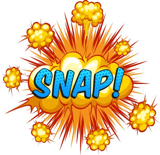 Comic book explosion element Royalty Free Vector Image