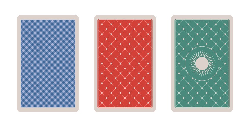 Back of Playing Card Pattern Vector Images (over 850)