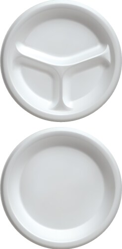 Disposable tableware realistic image Royalty Free Vector