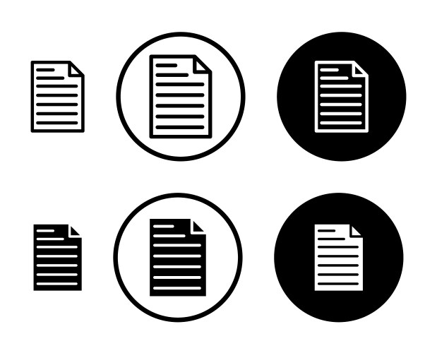 Document accept icon Royalty Free Vector Image