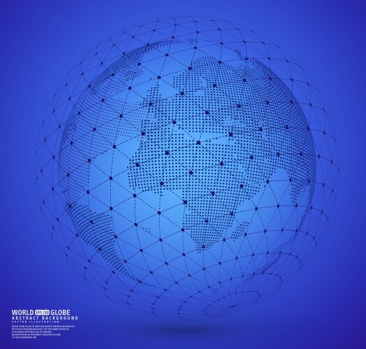Earth Wireframe Vector Images (over 6,300)
