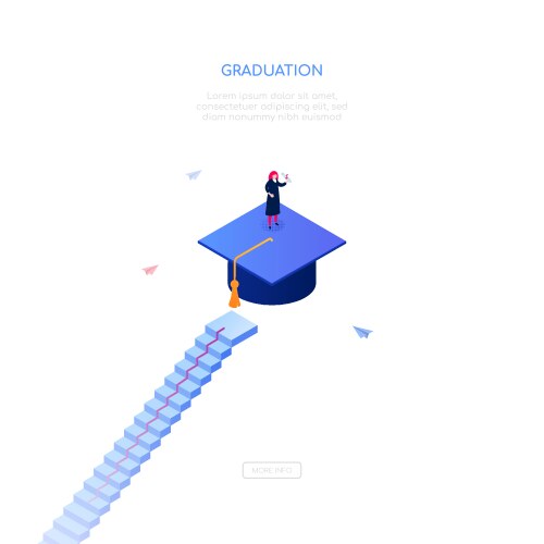 Graduation Isometric Vector Images (over 5,700)