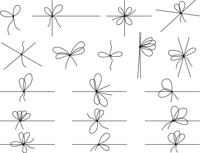 Bow decor Royalty Free Vector Image - VectorStock