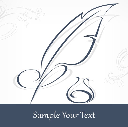 Old Fashioned Quill Pen Vector Images (over 500)