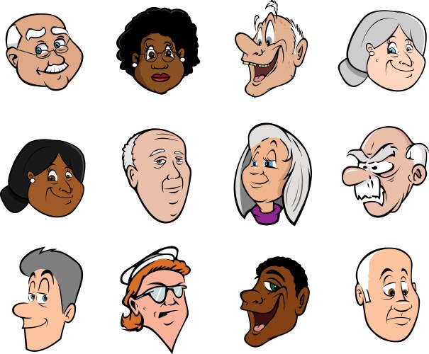 Senior Vector Images (over 95,000)