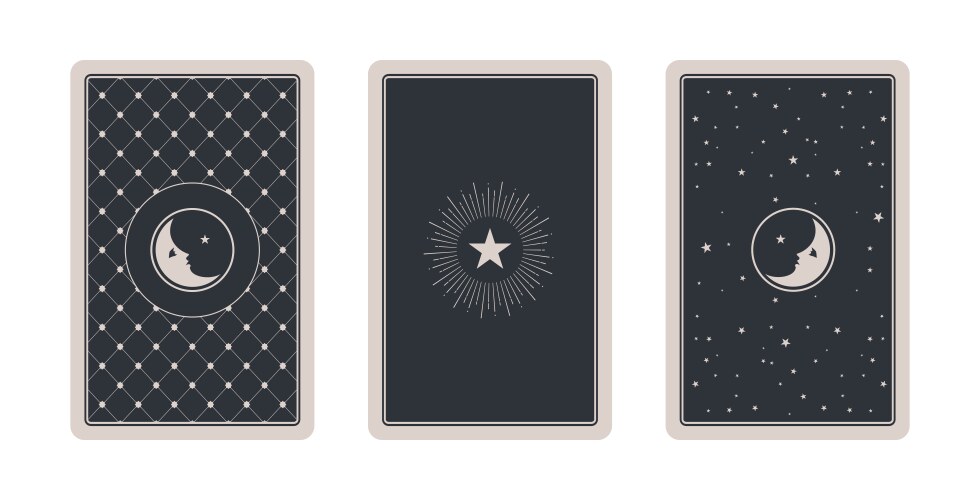 Playing card back designs Royalty Free Vector Image