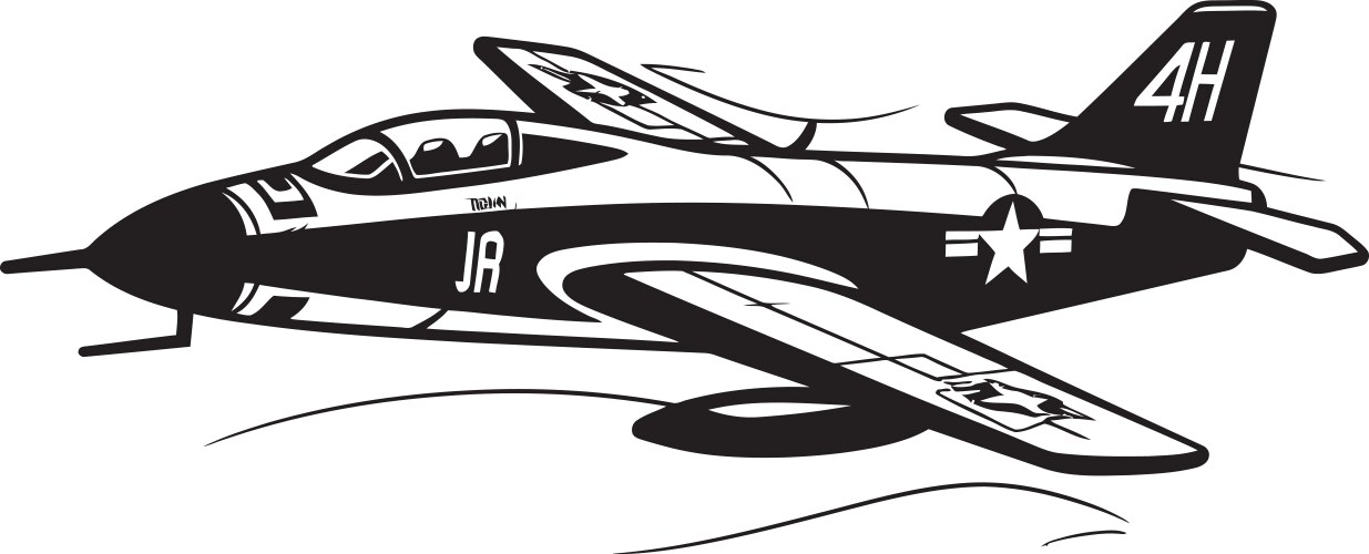 Thunderhawk tribute air force thunderbolt iconic Vector Image