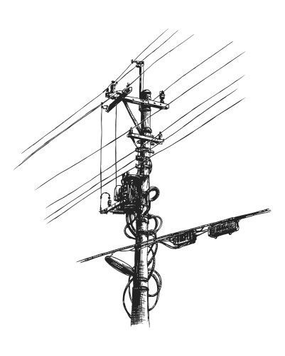 Telephone Pole Silhouette Vector Images (over 360)