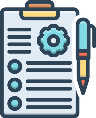 Requirements Royalty Free Vector Image - VectorStock