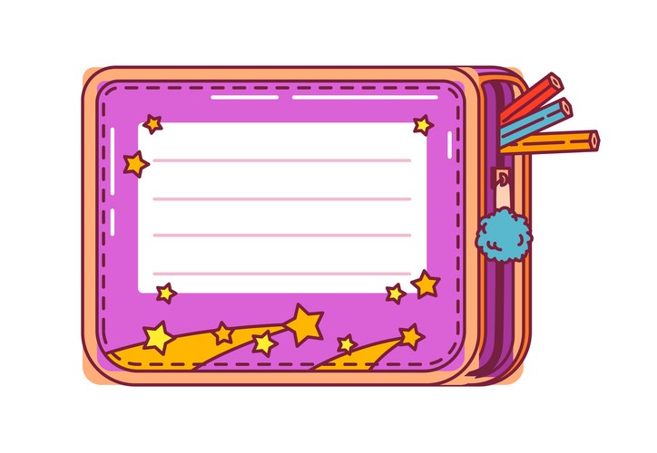 Kids School Sticky Note Memo Pad – Royalty-Free Vector | VectorStock