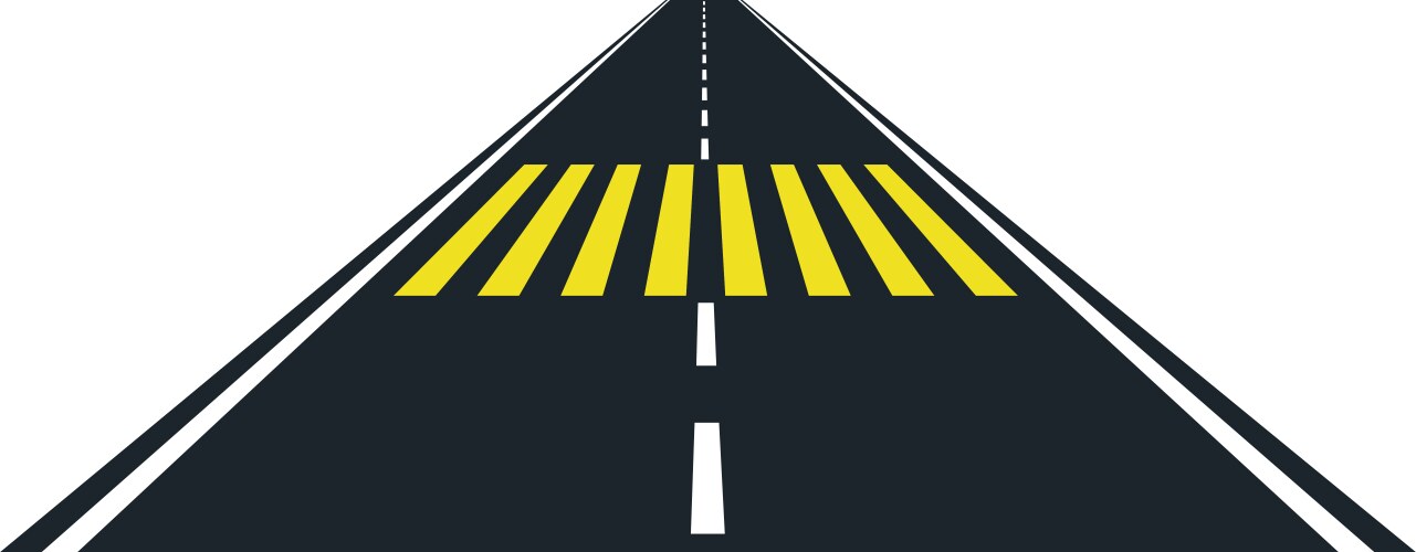 Crossroad Royalty Free Vector Image - VectorStock