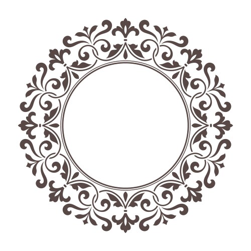 Beautiful round design Royalty Free Vector Image
