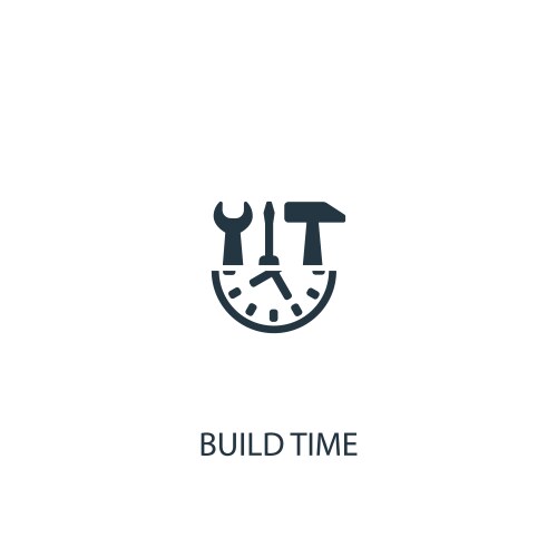 Build activities schedule loop concept icon Vector Image