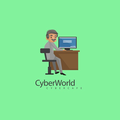 Cyber Cafe Logo Vector Images (over 110)
