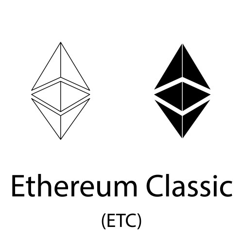Ethereum farm logo miners sign arable land Vector Image