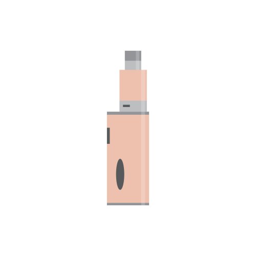 Cartoon vape smoking isolated Royalty Free Vector Image