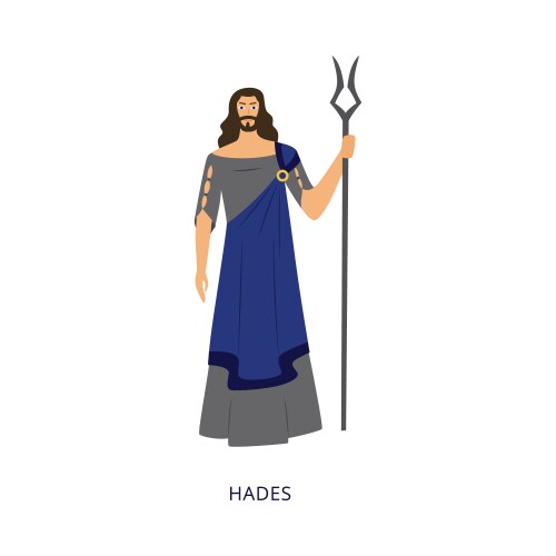 Hades on white Royalty Free Vector Image - VectorStock