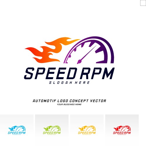 Full speed logo Royalty Free Vector Image - VectorStock