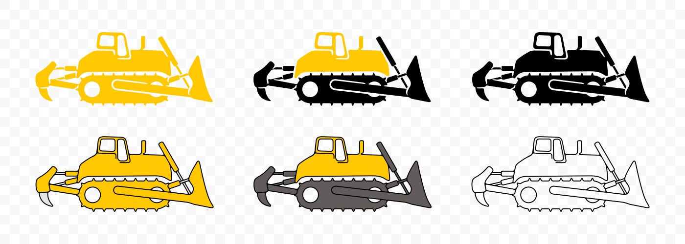 Dozer Vector Images & Graphics for Commercial Use | VectorStock