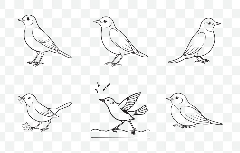 Songbird Vector Images (over 4,800)