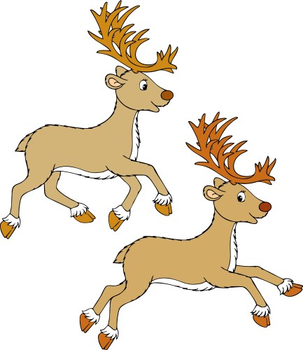 Reindeer Royalty Free Vector Image - VectorStock