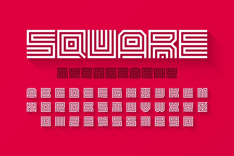Square Font Vector Images (over 170,000)