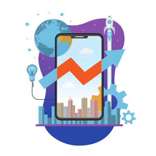 Mobile App Launch Vector Images (over 2,600)