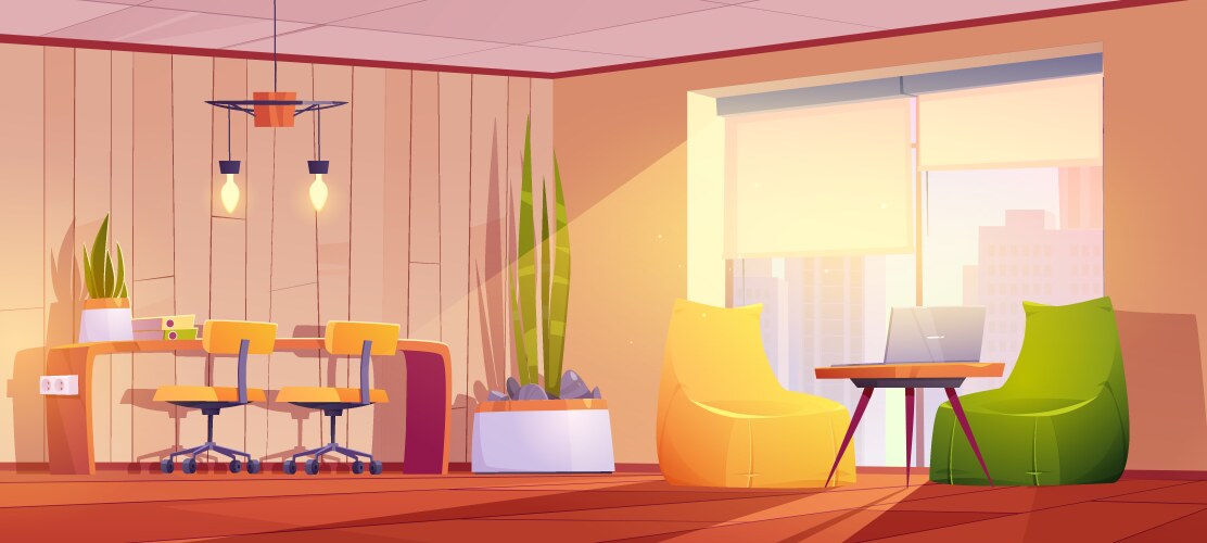 Lounge room luxury interior Royalty Free Vector Image