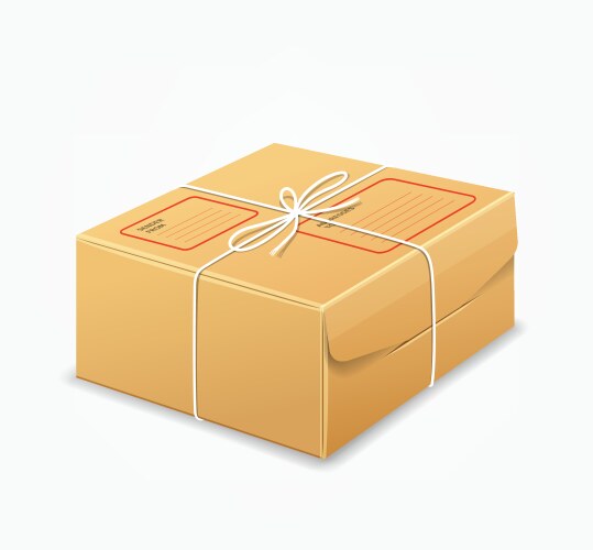 Parcel post boxes Royalty Free Vector Image - VectorStock