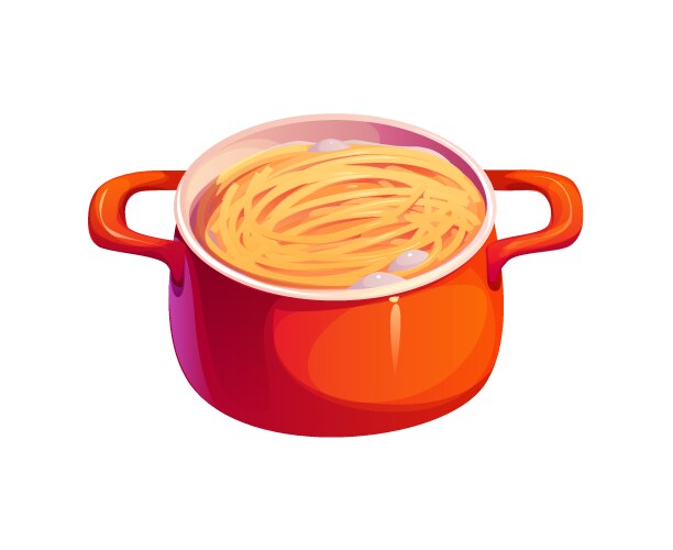 Cooking boiling water Royalty Free Vector Image