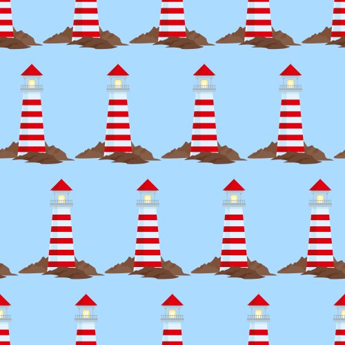 Seamless bright geometric stripes pattern Vector Image