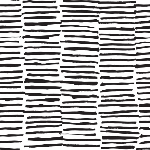 Hand drawn grunge lines seamless pattern Vector Image