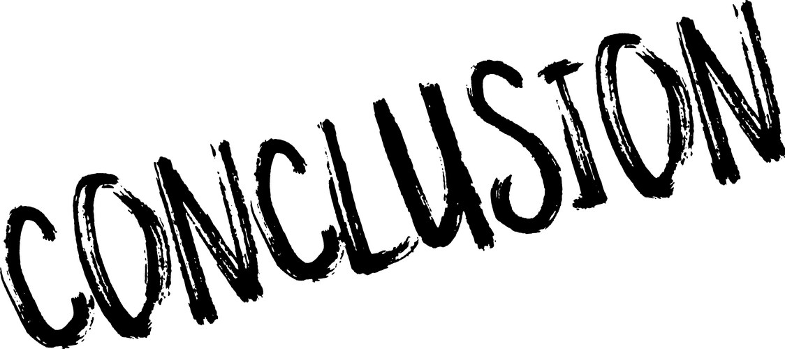 Conclusion Vector Images & Graphics for Commercial Use | VectorStock