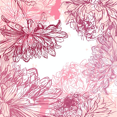 Watercolor Floral Seamless Pattern Royalty Free Vector Image